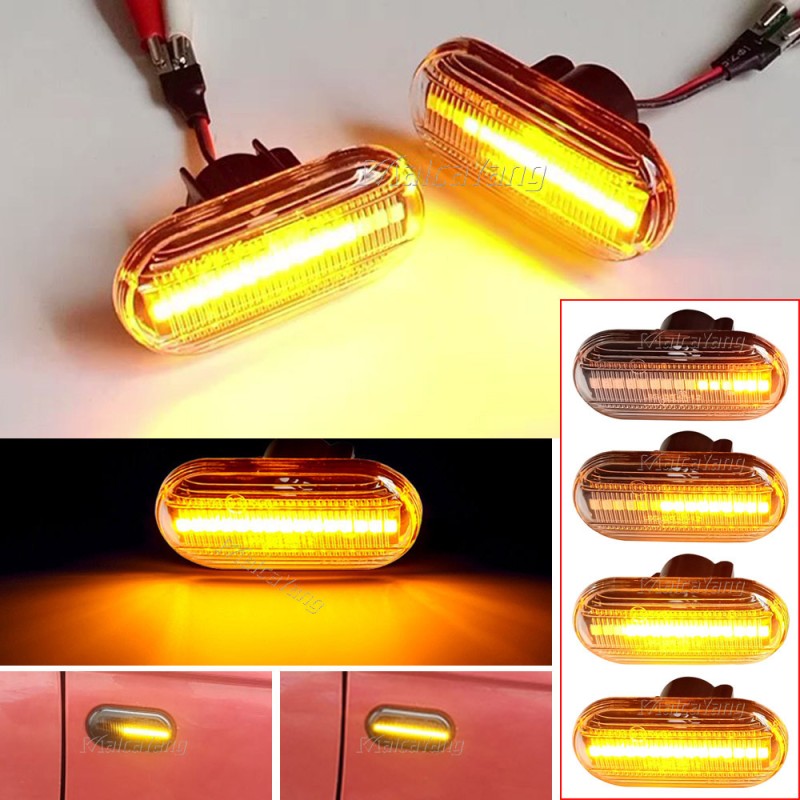 2pcs Led Dynamic For Renault Clio 1 2 KANGOO MEGANE ESPACE TWINGO ...