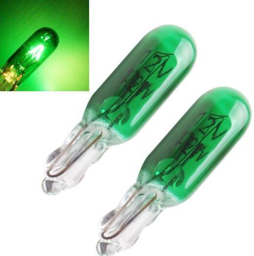 Blue/Red/Amber/Yellow10pcs W2W T5 12v 1.2w Car Halogen Lamp Instrument ...