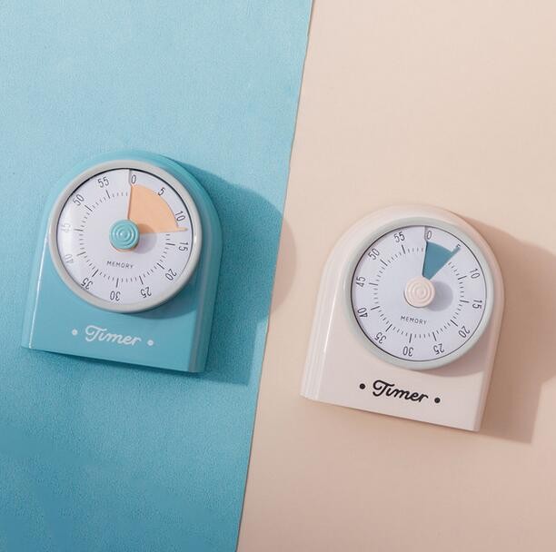 Nordic Simple Mechanical Countdown Timer 60 Minute Metal Belt Magnetic ...