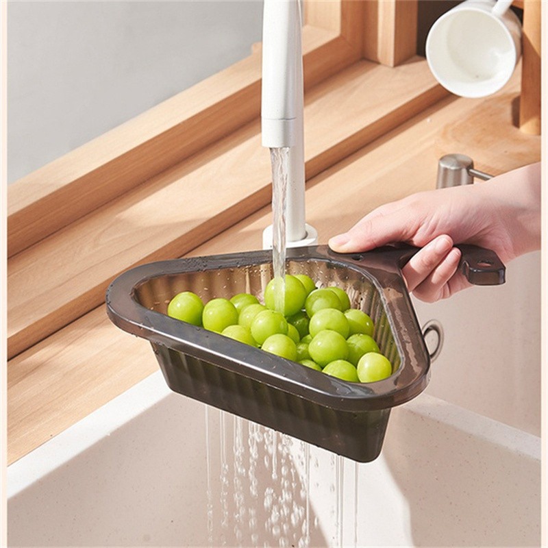 Multi-Functional Hanging Filtering Draining Rack Sponge Holder Shelf ...
