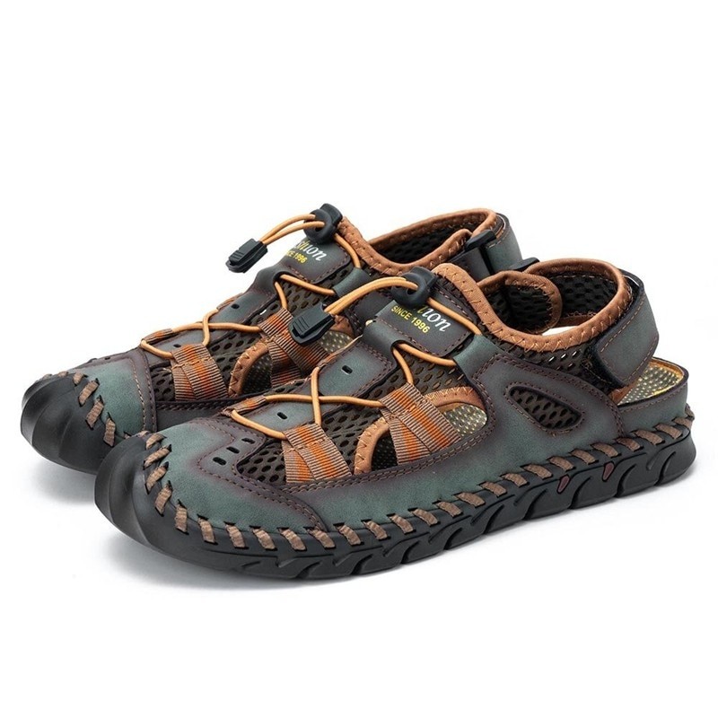 Hot Summer Men's Sandals Outdoor Mesh Sandals Soft Clogs Men Sandals ...