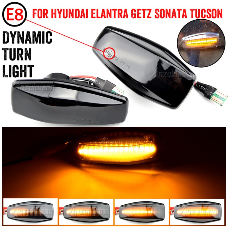 LED Dynamic Turn Signal Side Marker Light Sequential Blinker Light For ...