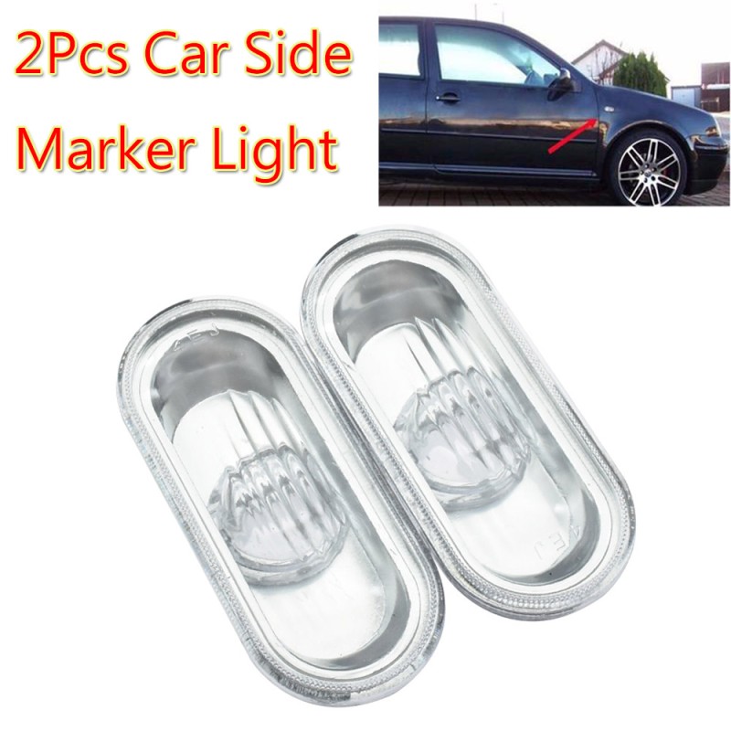 2Pcs Car Auto Side Marker Light For VW Jetta Golf Bora MK4 Passat B5 B5 ...