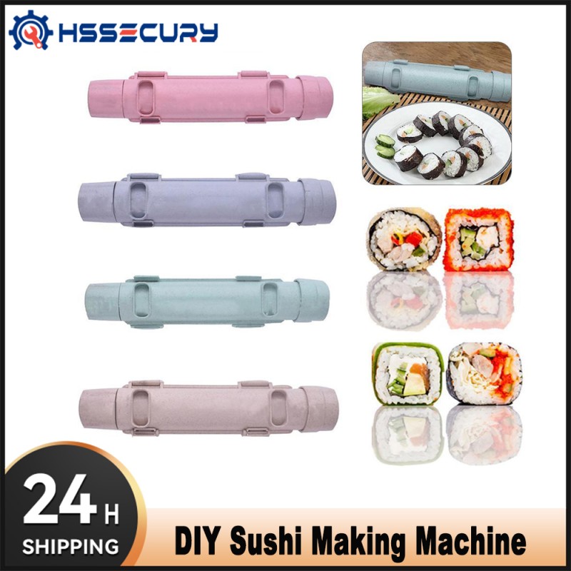 Quick Sushi Maker Japanese Roller Rice Mold Bazooka Vegetable Meat ...