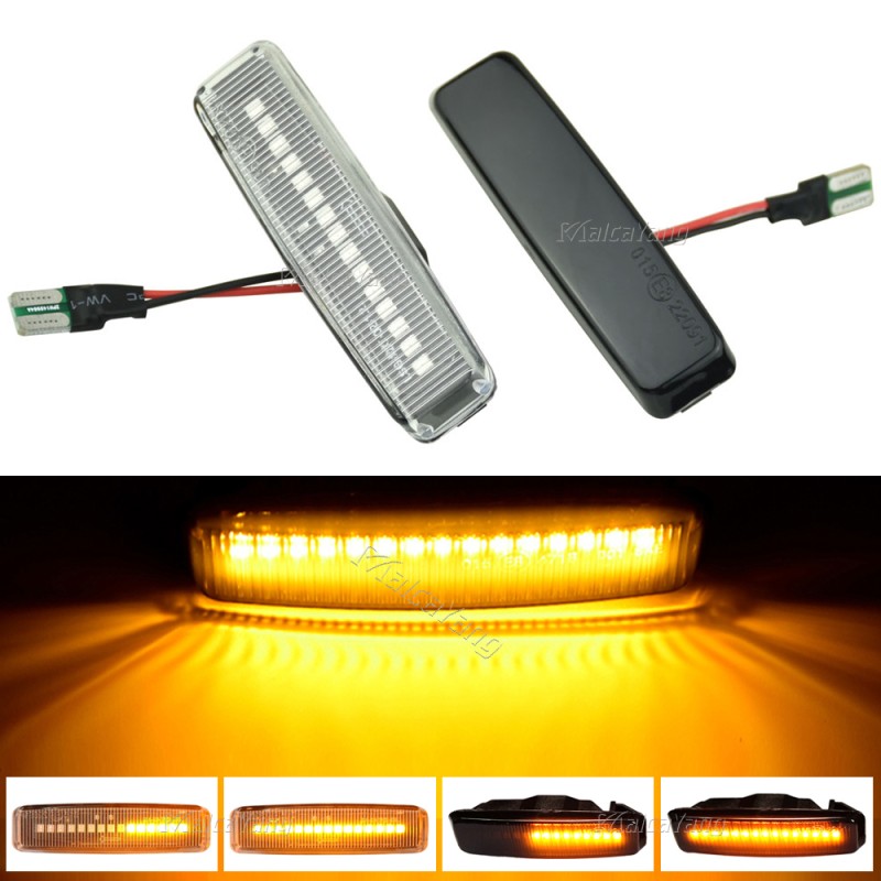 Dynamic Front Fender Marker Lights Repeater For BMW 5 Series E39 M5 ...