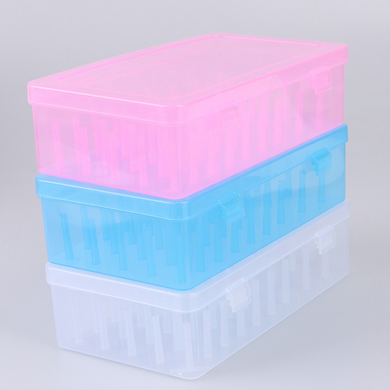 42 Axis Sewing Threads Box Transparent Needle Wire Storage Organizer ...