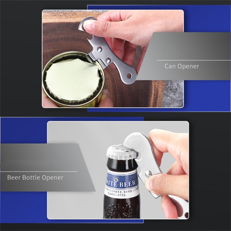 Multifunction Can Opener Stainless Steel Safety Side Cut Manual Tin Jar ...