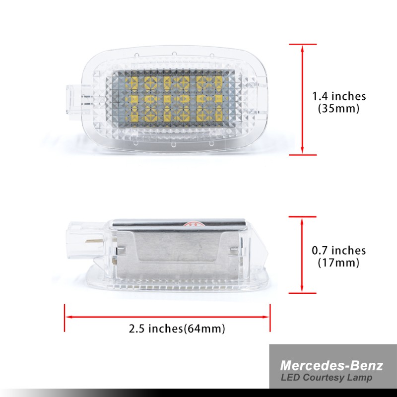 2x LED Luggage Compartment Interior Light for Benz W164 W204 W212 W221 ...